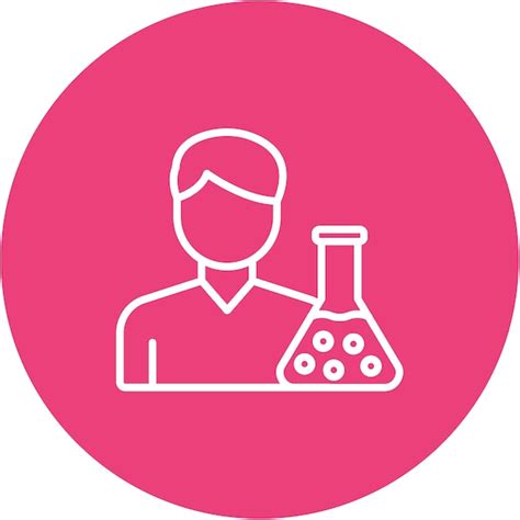 Premium Vector Lab Technician Vector Illustration Style
