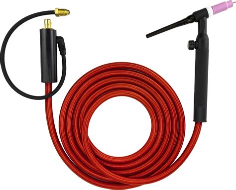 26fv Series 200 Amp Air Cooled Flexible Head Tig Torch With Valve 12 5 Feet 1 Piece SÜa