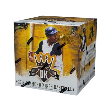 2016 Panini Diamond Kings Baseball Hobby Box Steel City Collectibles