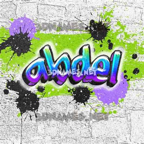 29 3d Names For Abdel