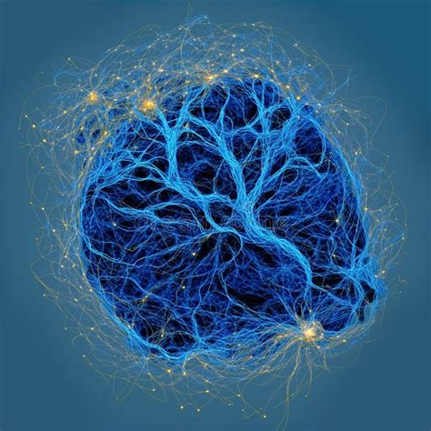 Abstract Artificial Neural Network Stock Illustration Illustration Of