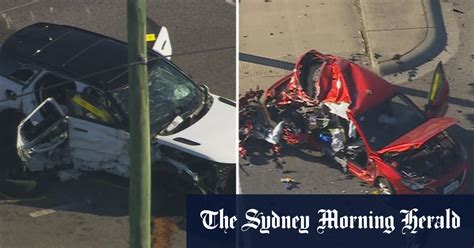 Video One Person Hospitalised After Multi Car Collision