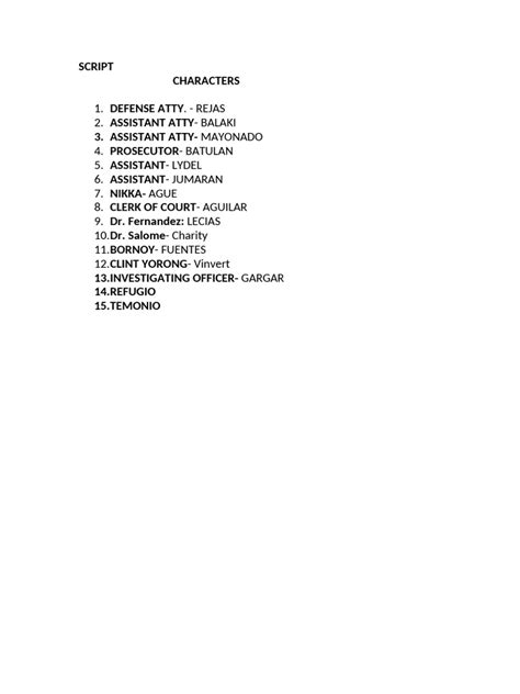 version 2 script pdf