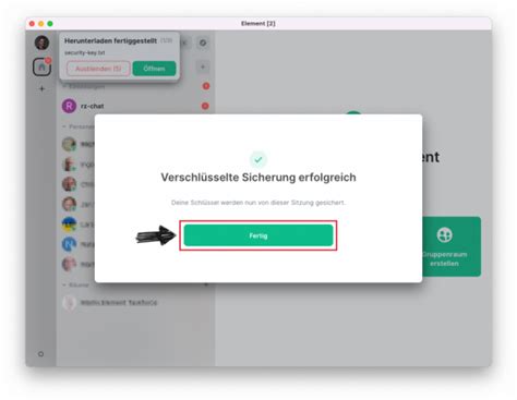 Matrix Element Client Für Macos Installieren [rz Dokumentationen]