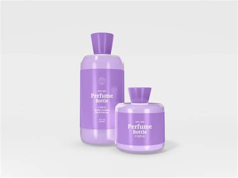 Maquete De Marca De Frasco De Spray De Perfume De Luxo PSD Premium