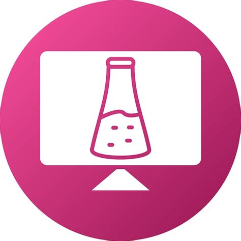 Diseño Vectorial Estilo De Icono De Ciencias De La Computación Vector