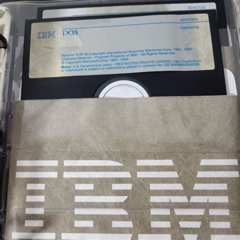 Retro Ibm Computer Monitor Keyboard And Software B Dw