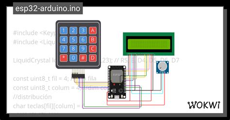 Ino Teclado Wokwi Esp32 Stm32 Arduino Simulator