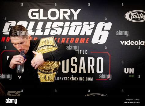 Arnhem Kickboxer Rico Verhoeven During The Glory Collision 6 Fight Against Tariq Osaro In The