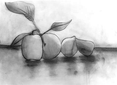 Faciles Dibujos De Frutas Con Sombras Ideas De Frutas A Lapiz Flores A Lapiz Bodegon Lapiz