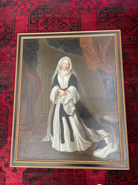 Proantic Duchess Of Bourbon In White Mourning Atelier P Gaubert