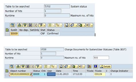 Solved Process Order Status Change Log SAP Community