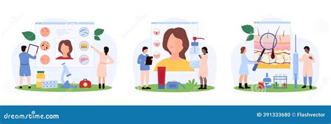 Epidermis Structure Skin Anatomy Vector Illustration 320201126