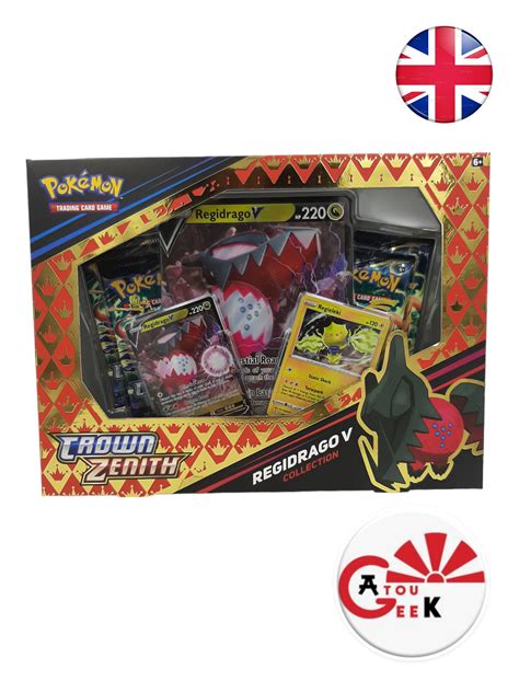 Coffret Pokémon Zénith Suprême collection REGIDRAGO V Ver Eng AtouGeek
