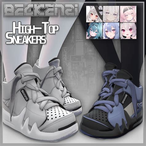 High Top Sneakers Shoes For Vrchat