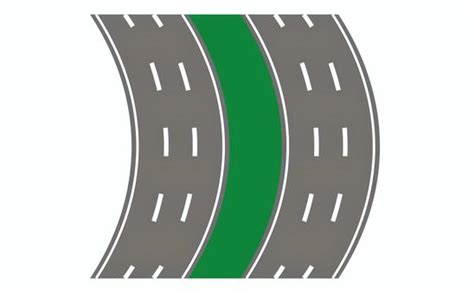 道路 車線 2車線 真上 左カーブイラスト No 25690077｜無料イラスト・フリー素材なら「イラストac」
