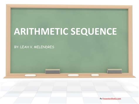 Arithmetic Sequence Pptx Technology Computing