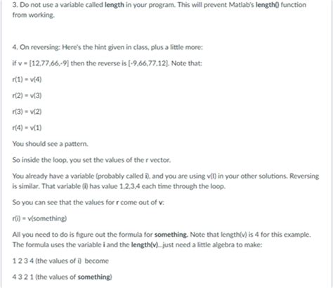 Solved I Need Help Writing A MATLAB Script WITHOUT Using Any Chegg Com