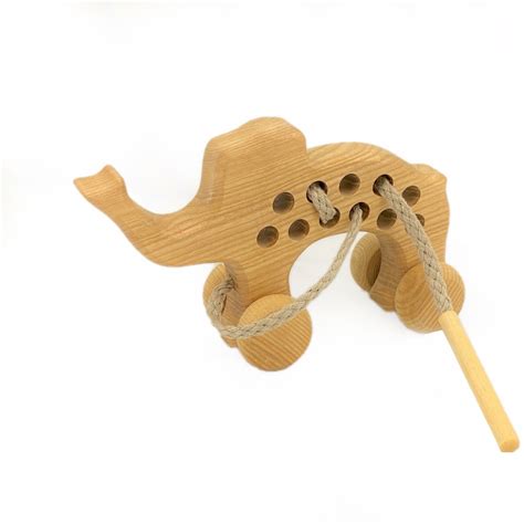 Veramais Zilonis Koka Rotaļlietas