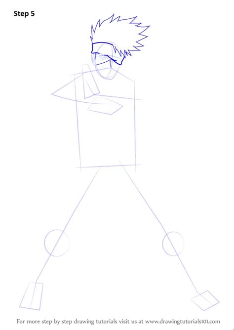 Learn How To Draw Kakashi Hatake From Naruto Naruto Step By Step