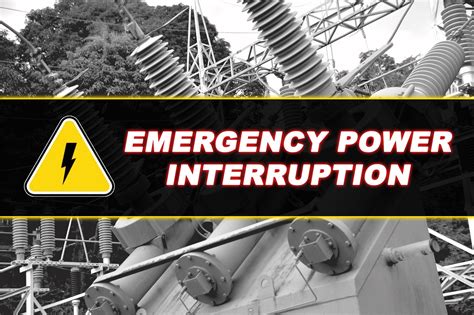 Olongapo Notice Of Unscheduledemergency Power Interruption To Customers Please Be Informed