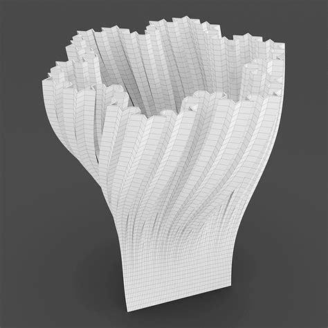 Florero Geométrico 10 Modelo 3D 15 stl obj fbx max Free3D