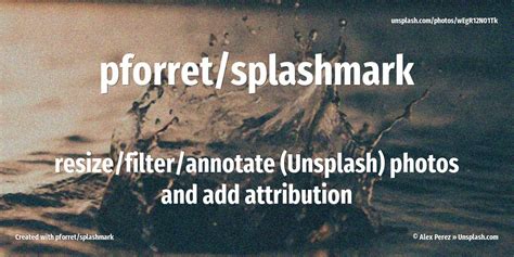 github pforret splashmark download create unsplash pixabay