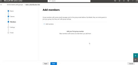 create microsoft 365 distribution group