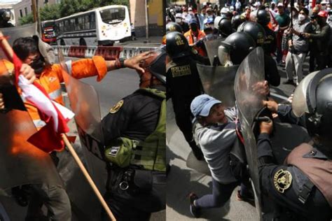 Se registran enfrentamientos entre trabajadores de Las Bambas y la Policía durante protesta en