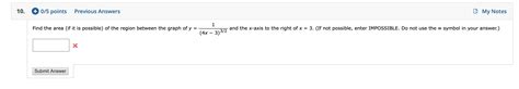Solved 10 05 Points Previous Answers My Notes 1 Find The