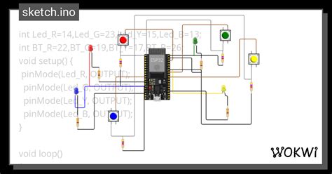 ใบงาน2 wokwi esp32 stm32 arduino simulator