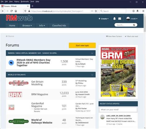 Versions Of Rmweb Being Served Forum Rules Notices Faults And Help