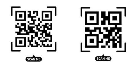 Premium Vector Fake Qr Code Scan Me Vector Illustration