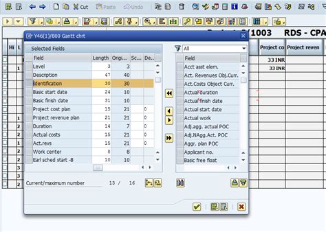 Project Id Wbs Name Network Name Is Not Showing In SAP Community