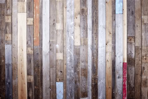 Reclaimed Wood Planks Wall Mural Eazywallz