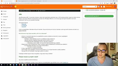 Orm Jpa Hibernate Bevezetés Java Programozás Kezdőknek 27 Rész Youtube
