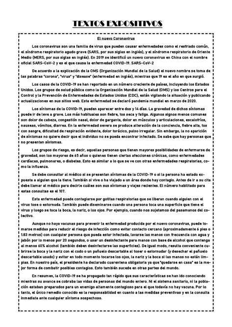 Textos Expositivos Online Exercise Artofit