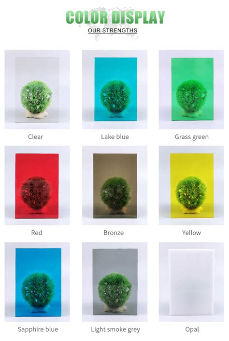 China Custom Solid Polycarbonate Sheet Colours Suppliers Manufacturers