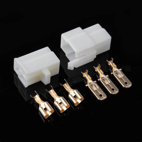 Kit Motorcycle Male Female Way Connector Mm Terminal WS EBay