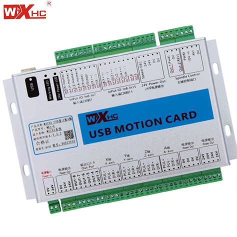 Mach3 4 Axis Usb Motion Control Card Cnc Controller For Engraving Machine Cnc Controller And