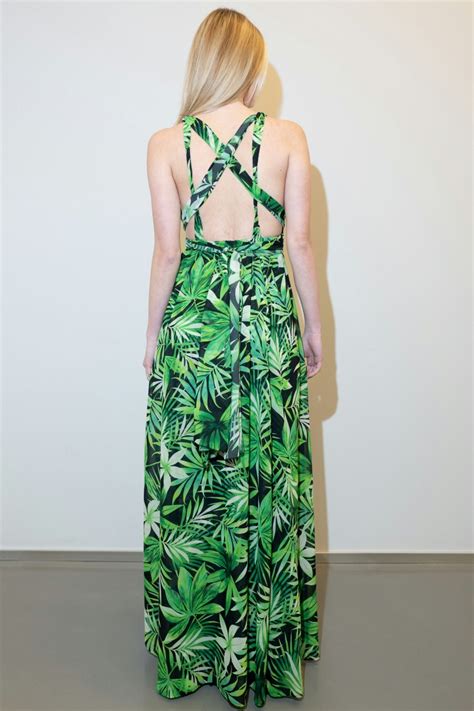 ABITO 500 TES TECNO CHIFFON FANT PALME