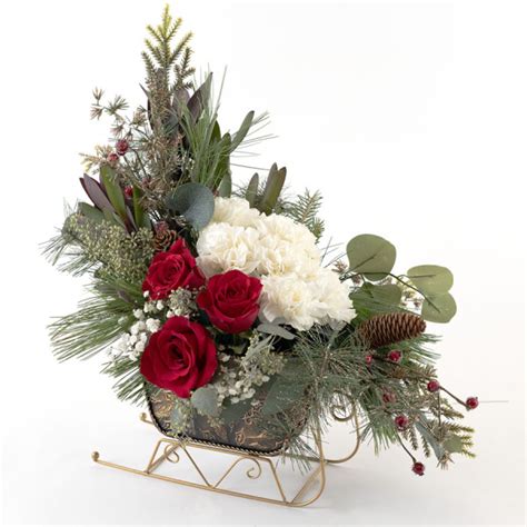 Christmas Glistening Sleigh Ride 1 Florist In Central Ohio