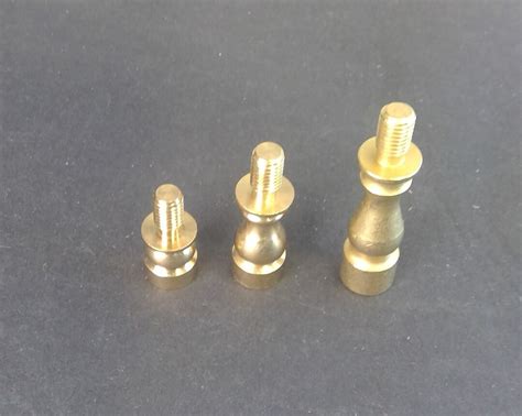 Solid Brass Table Lamp Shade Risers 12 1 1 12 Or 2 Fits Standard Lamp Harp Unfinished