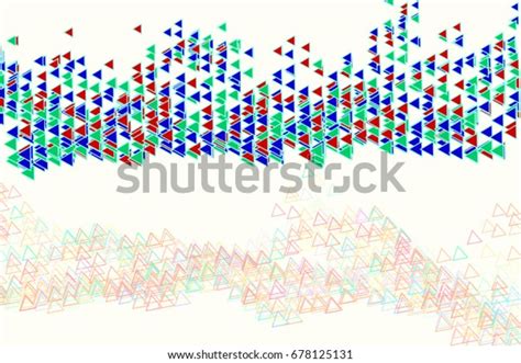 Conceptual Background Triangle Pattern Design Vector Stock Vector Royalty Free 678125131