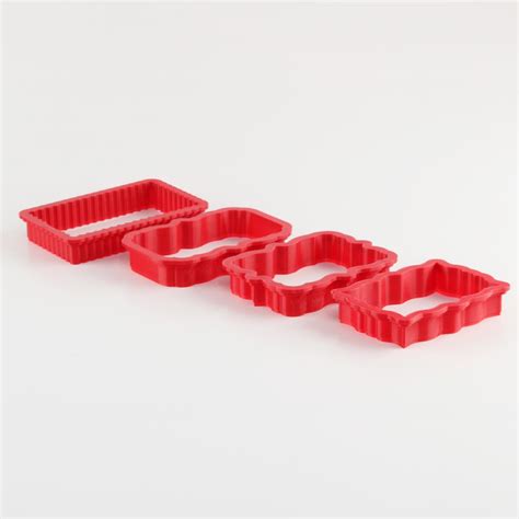 Assorted Rectangles 4 Piece Cookie Cutter Set Confection Couture Stencils