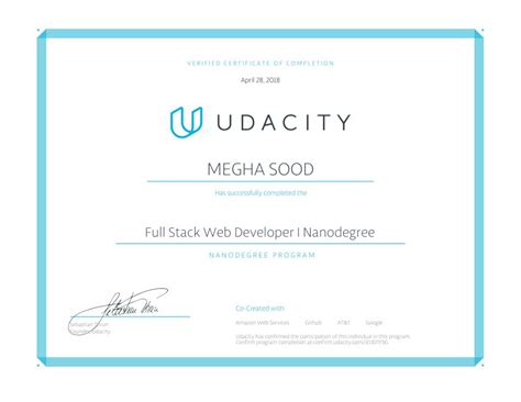i am elated to share my achievement the acquisition of the prestigious full stack web developer