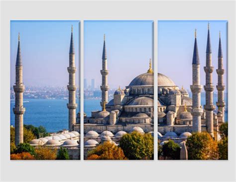 Картина от платно Джамия Султан Ахмед с безплатна доставка Multicanvas