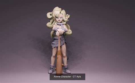 Chrono Trigger Characters 3d Model Collection Cgtrader