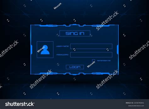 Vector Technology Hud Ui User Interface Stock Vector Royalty Free