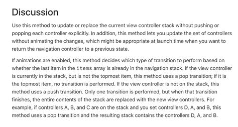 V Animating Setstackroot On Ios Is Impossible Because Of The